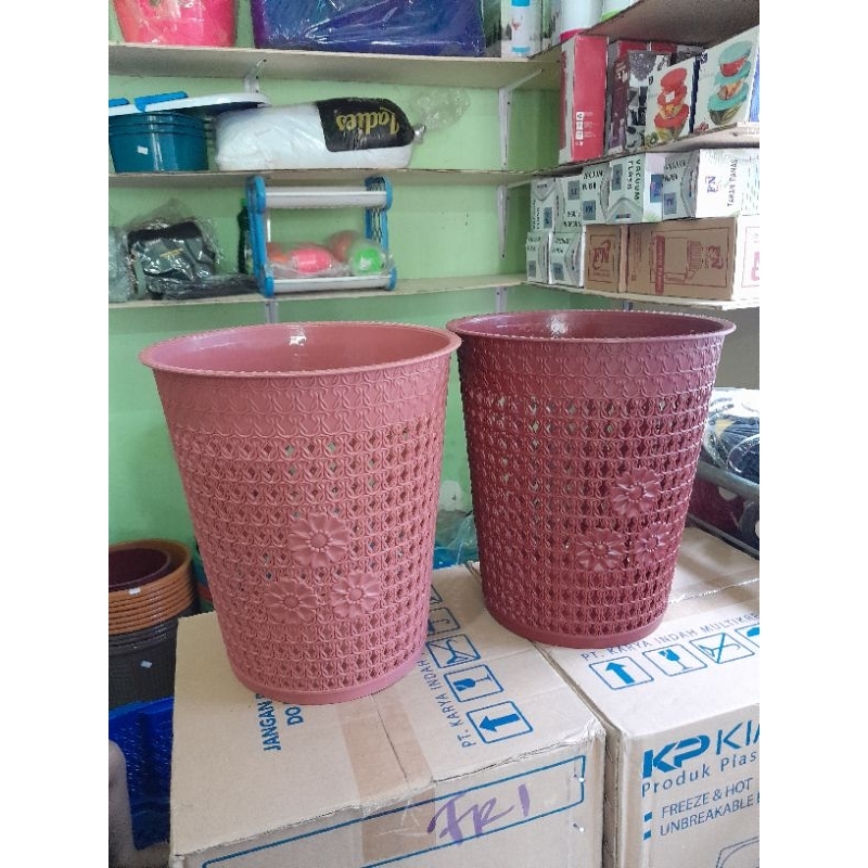 Jual Kranjang sampah rotan / kranjang sampah unik | Shopee Indonesia