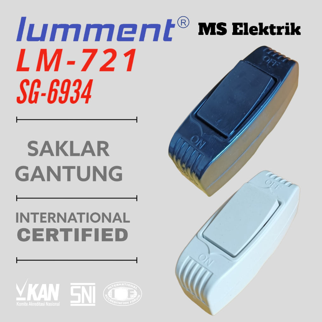 Jual Saklar Gantung / Saklar ON OFF Hitam & Putih Murah Berkualitas ...