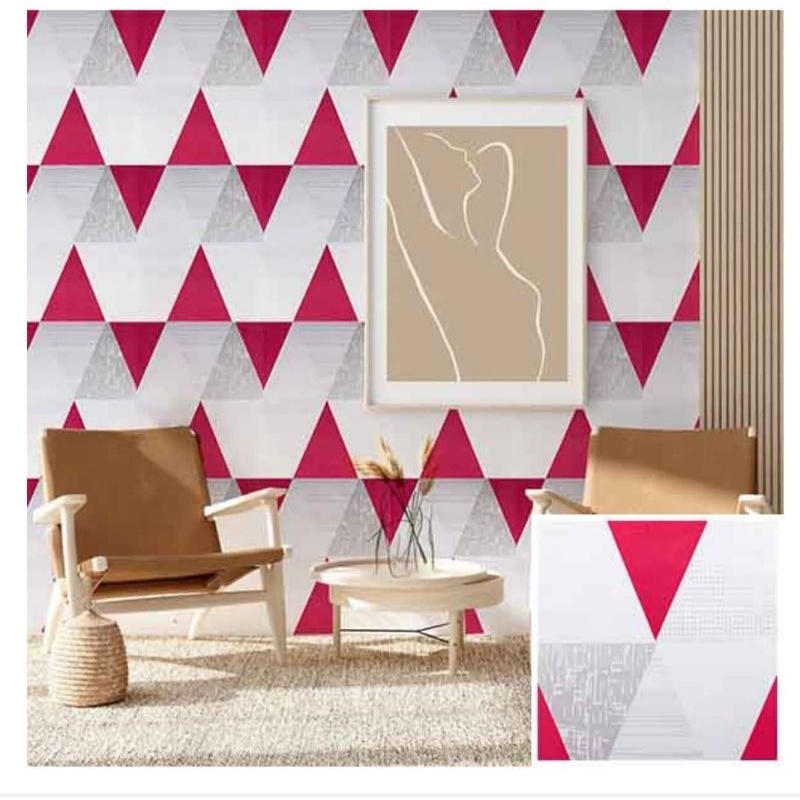 Jual PROMO PAKET HEMAT 4 ROLL WALLPAPER DINDING STIKER DINDING MOTIF ...