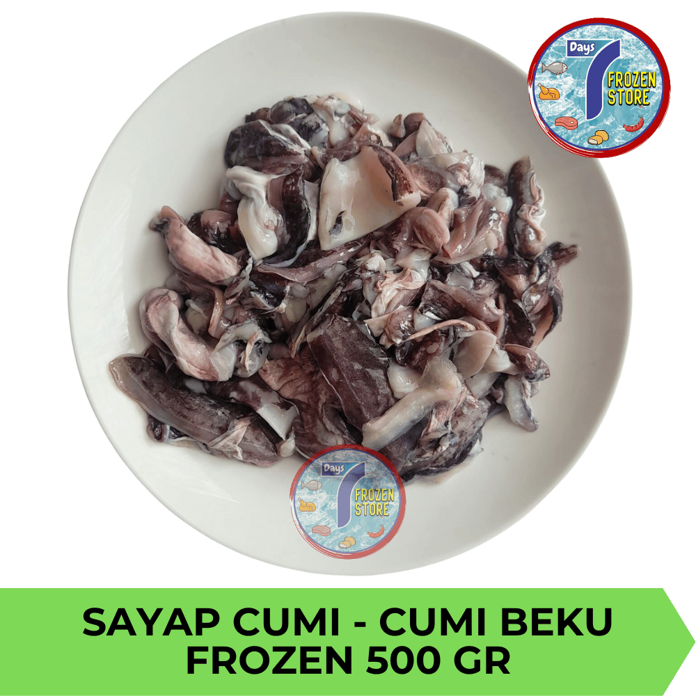 Jual Sayap Cumi - Cumi Beku Frozen 500 gr | Shopee Indonesia