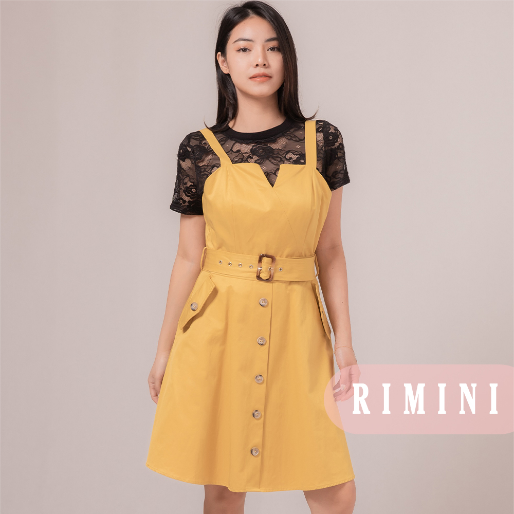 Jual RIMINI - Dress Wanita Gaun Pesta Cantik Broklat One Set S-L - Rochelle Overall 591212 ...