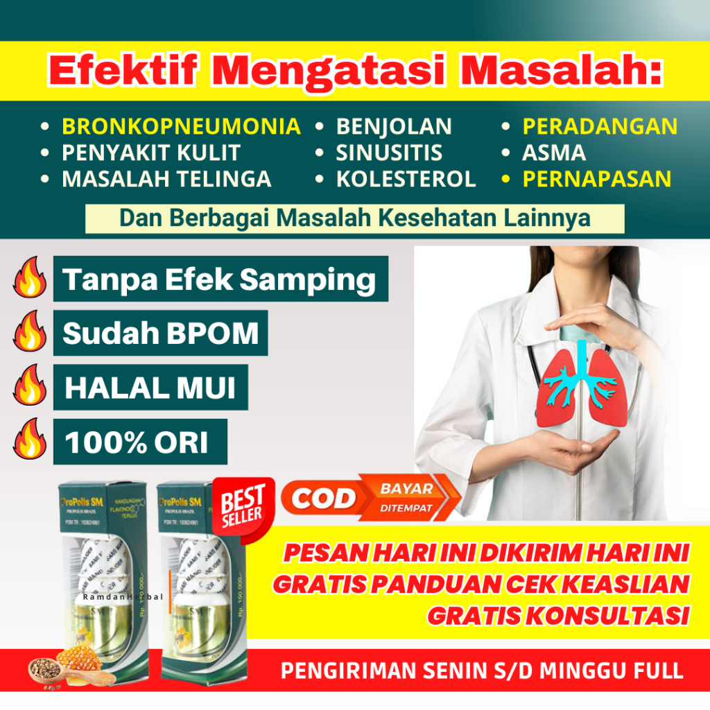 Jual Obat Bronchopneumonia Obat Peradangan Saluran Pernapasan ISPA Paru ...
