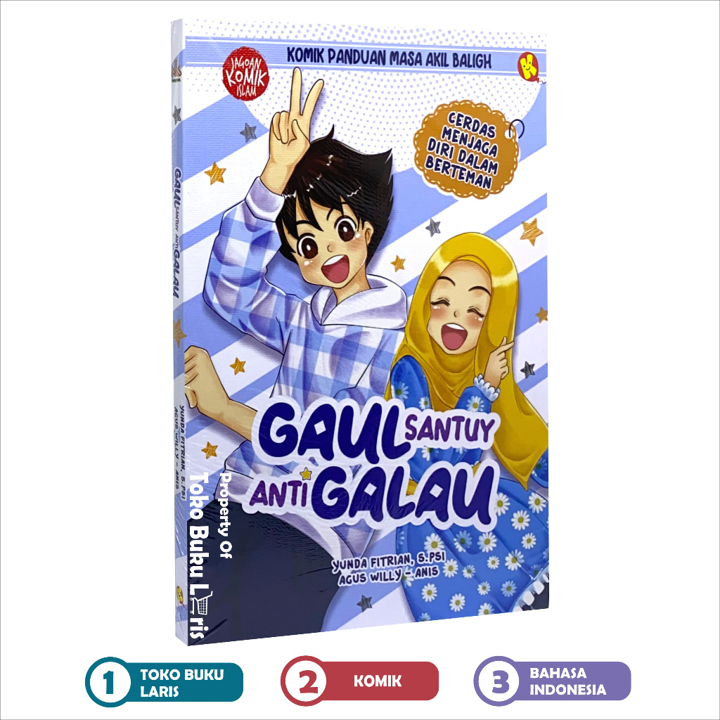 Jual Komik Gaul Santuy Anti Galau Cerdas Menjaga Diri dalam Berteman ...