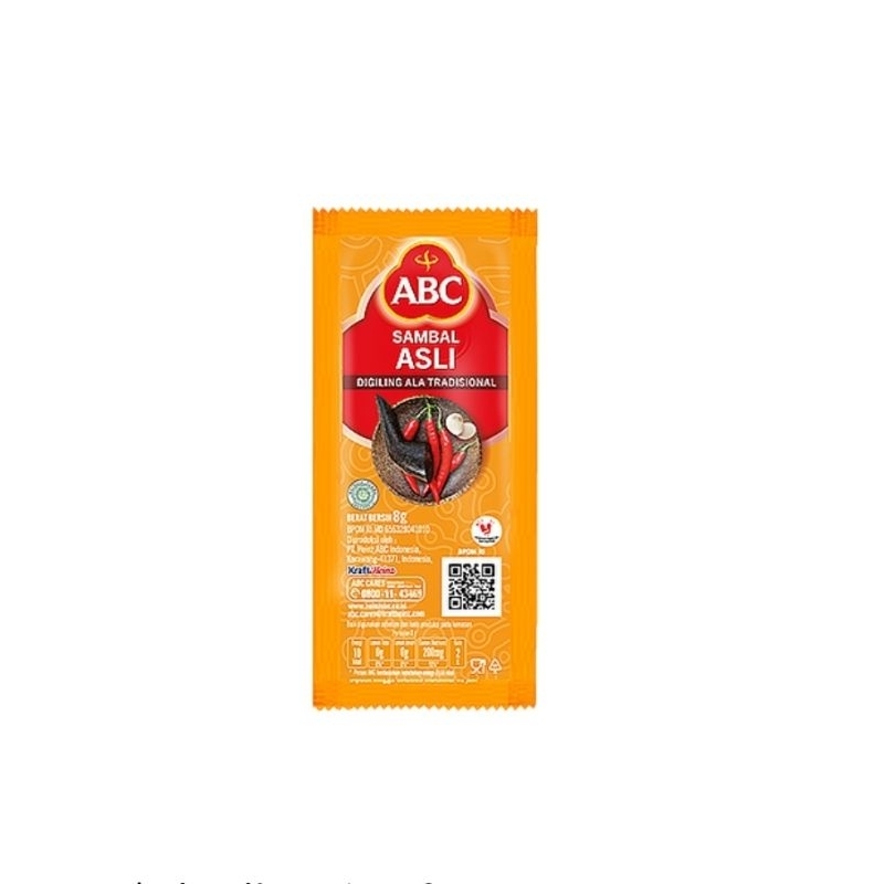 Jual Saus ABC Sachet 22 pcs x 8gr / Sambal ABC Stick 8gr | Shopee Indonesia