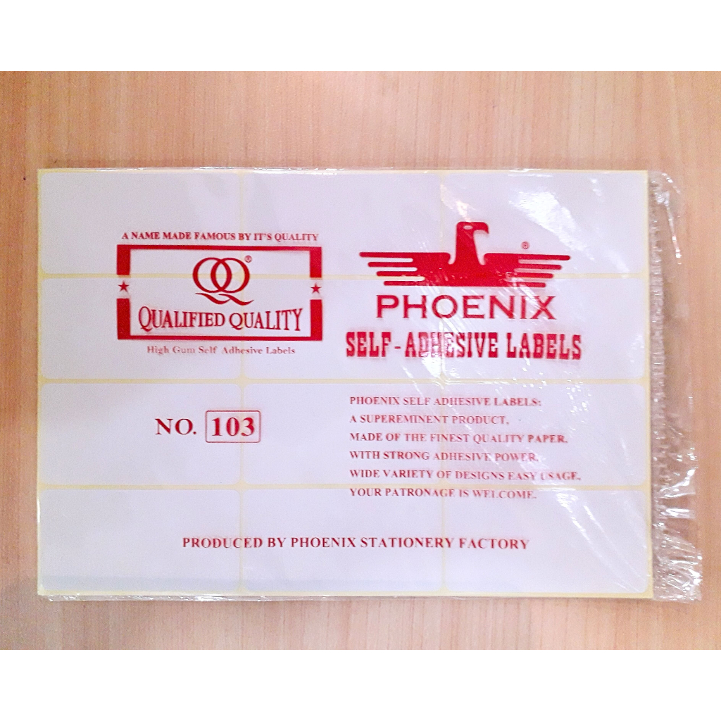 Jual Stiker Label PHOENIX No 103 (022041) | Shopee Indonesia