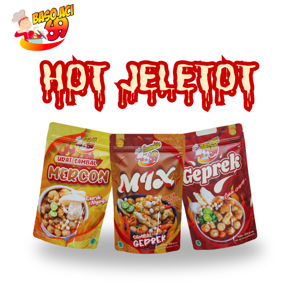 Jual Baso Aci Hot Jeletot - BAso Aci 69 Mercon Cuanki Mix Geprek ...