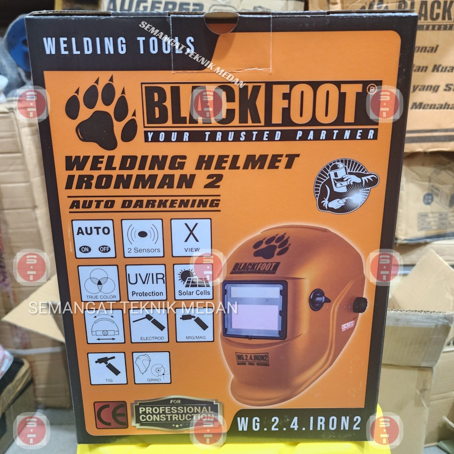 Jual AHM009 HELM TOPENG KEDOK LAS OTOMATIS WELDING AUTO DARK FULL ...