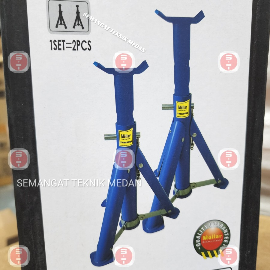 Jual 3TON 2 PCS FOLDABLE JACK STAND DONGKRAK TAHANAN LIPAT 3T 3 TON ...