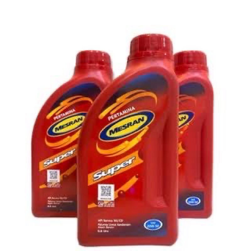 Jual Oli Pertamina Mesran Super 1L Sae 20W-50 1 liter (1000ml) | Shopee Indonesia