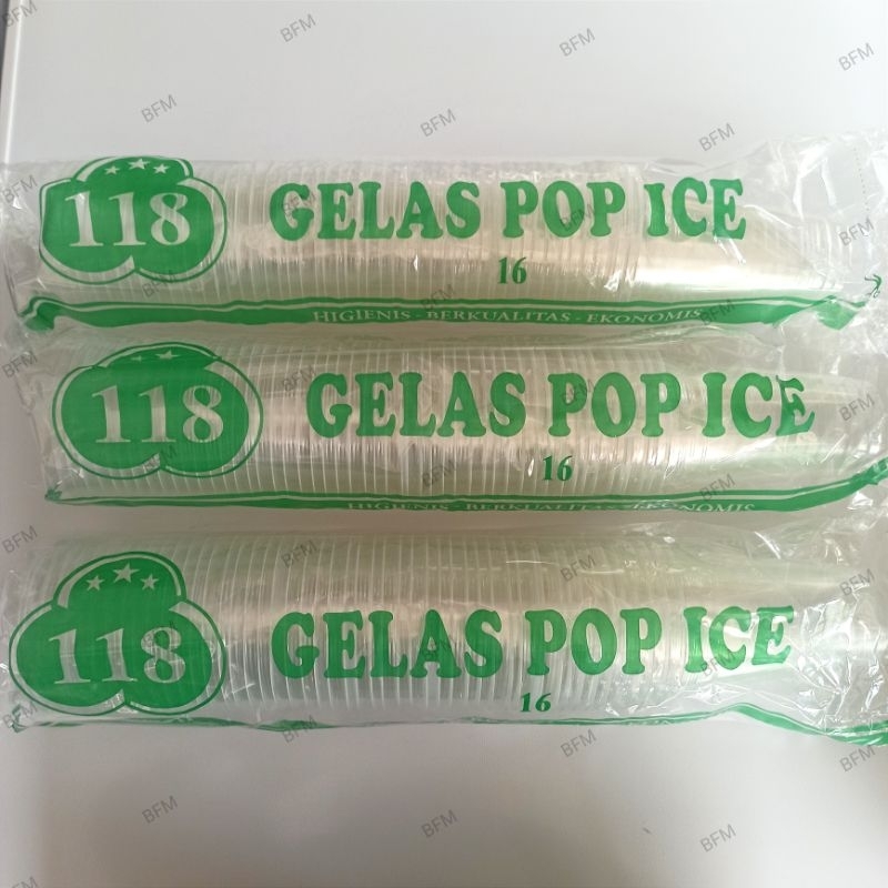 Jual Gelas Cup Plastik Pop Ice 118 Isi 50 Pcs Uk 12 Oz 16 Oz | Shopee ...