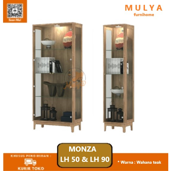 Jual Lemari Hias Premiun/Display Cabinet /Lemari Tas/Monza Series- LH 90 | Shopee Indonesia
