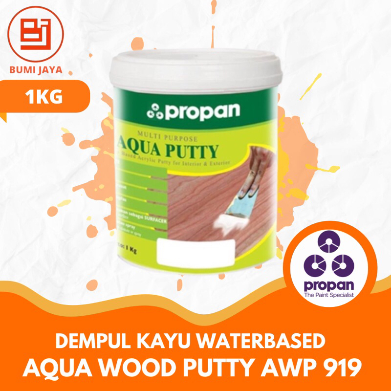 Jual Propan dempul kayu waterbased aqua wood putty awp 919 1 kg ...