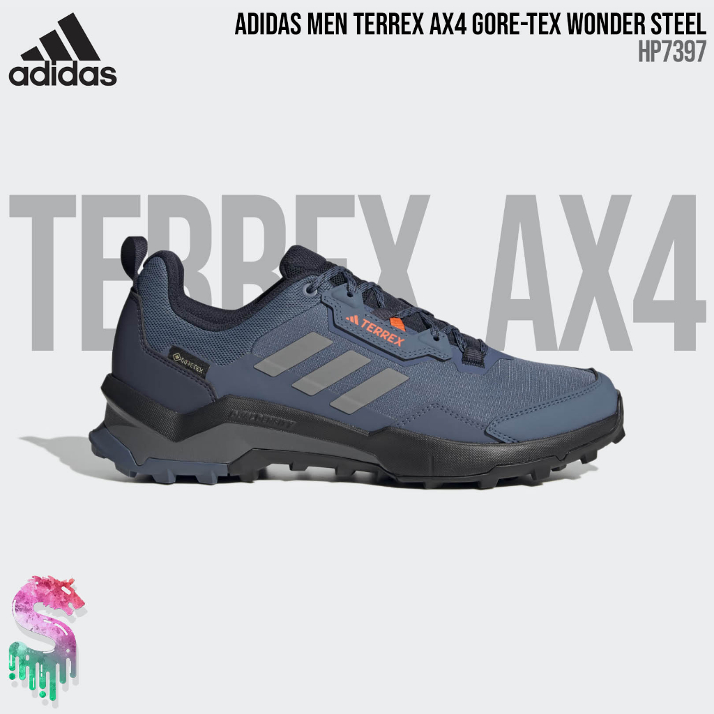 Jual adidas Terrex AX4 Gore-Tex [HP7397] Wonder Steel Men Original BNIB ...