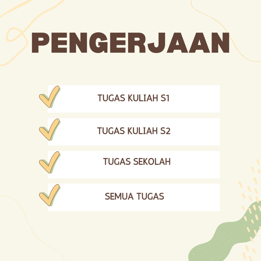 Jual Tugas Kuliah Semua Jurusan Shopee Indonesia 