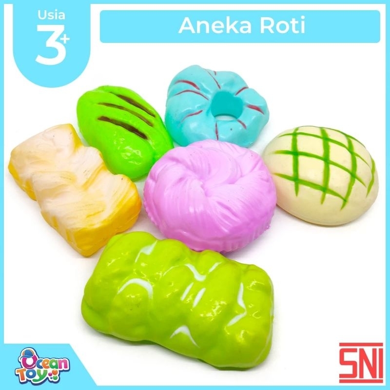 Jual MAINAN ANAK ANEKA ROTI JALA 6 PCS | Shopee Indonesia