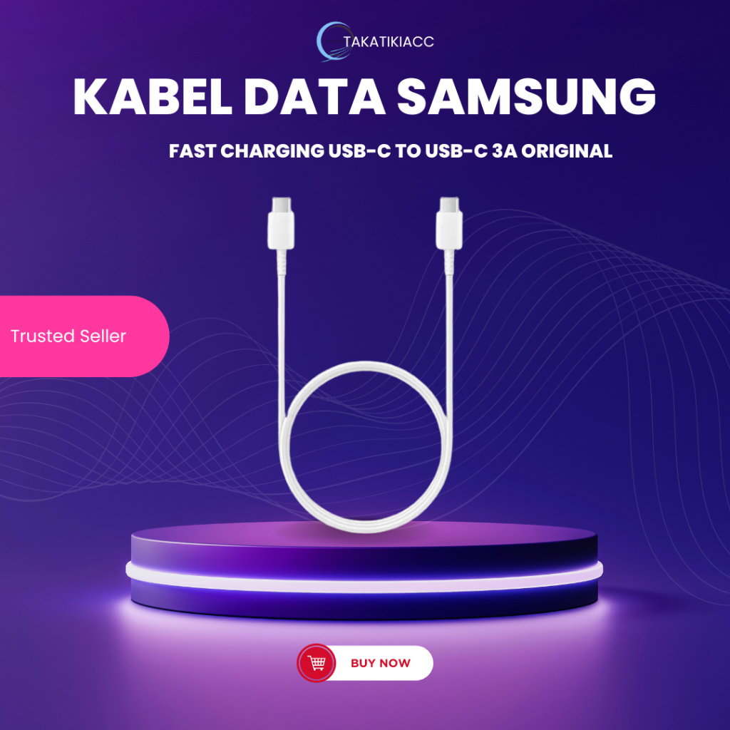 Jual Kabel Data SAMSUNG Tipe C to Tipe C 3A (C to C) Original | Shopee ...
