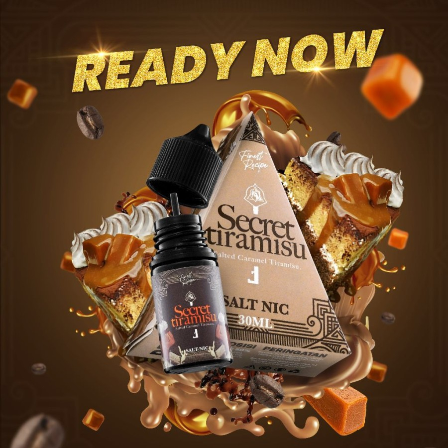 Jual Secret V3 Salted Caramel Tiramisu Saltnic 30ML by Trilogy | Shopee ...