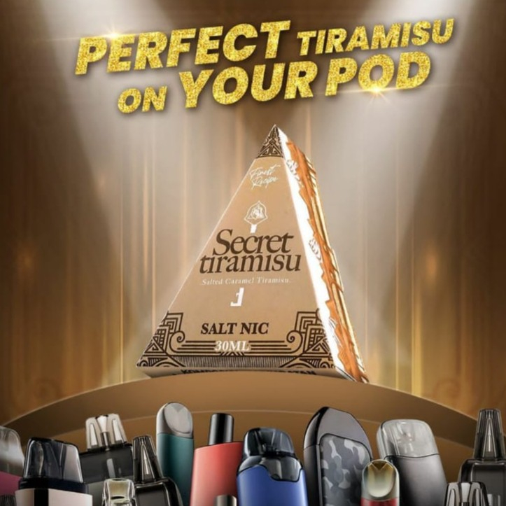 Jual Secret V3 Salted Caramel Tiramisu Saltnic 30ML by Trilogy | Shopee ...