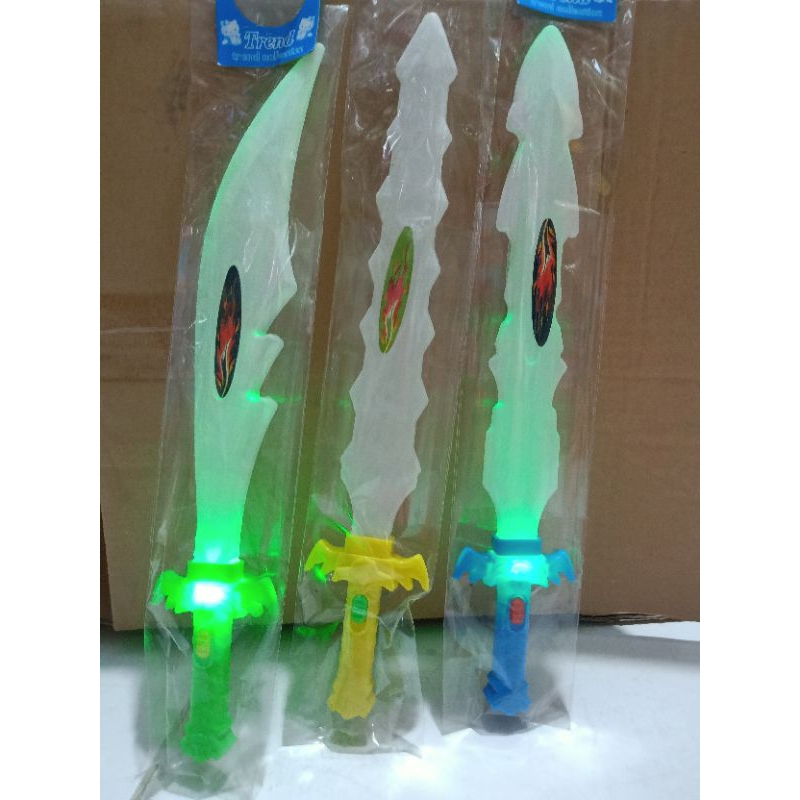 Jual Mainan Pedang Pedangan/Golok golokan Anak Nyala | Shopee Indonesia