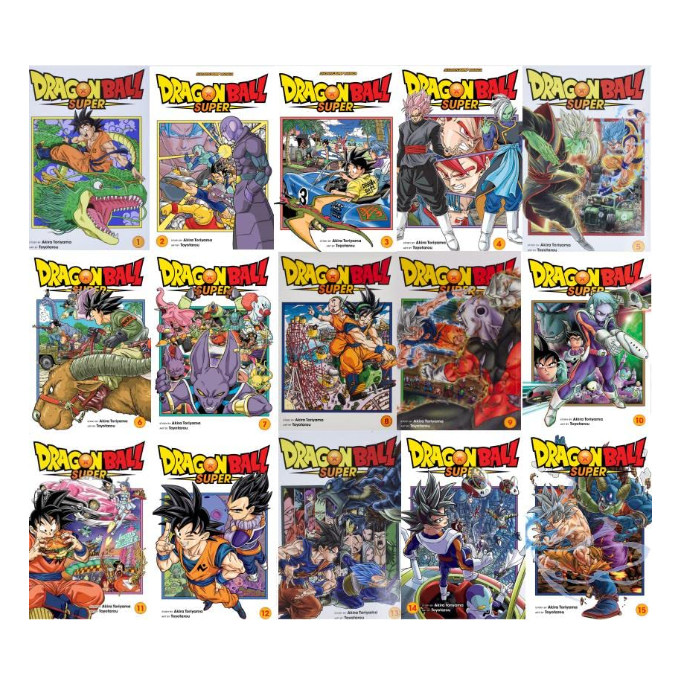 Jual Buku Comic Manga Dragon Ball Super Series Vol 1-15 Books ...