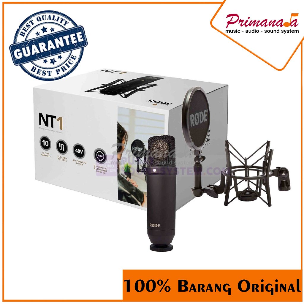 Jual RODE NT1 Kit / RODE NT-1Kit / RODE NT 1Kit / Mic Recording Murah ...
