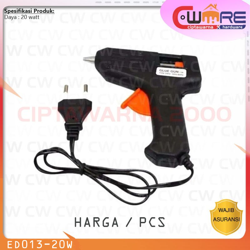 Jual Glue Gun Alat Lem Tembak Besar 20 Watt - MFN Cw2226 | Shopee Indonesia