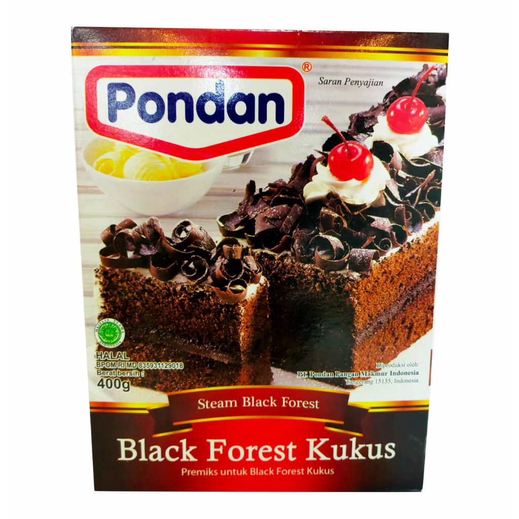 Jual Pondan Black Forest Kukus 400 Gr | Shopee Indonesia