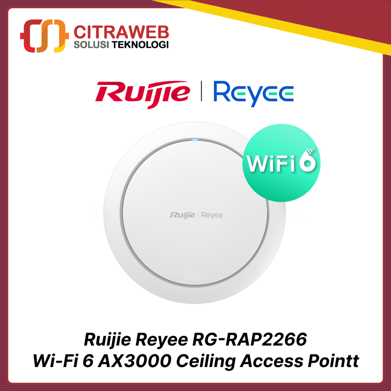 Jual Ruijie Reyee RG-RAP2266 Wi-Fi 6 AX3000 Indoor Ceiling Access Point ...