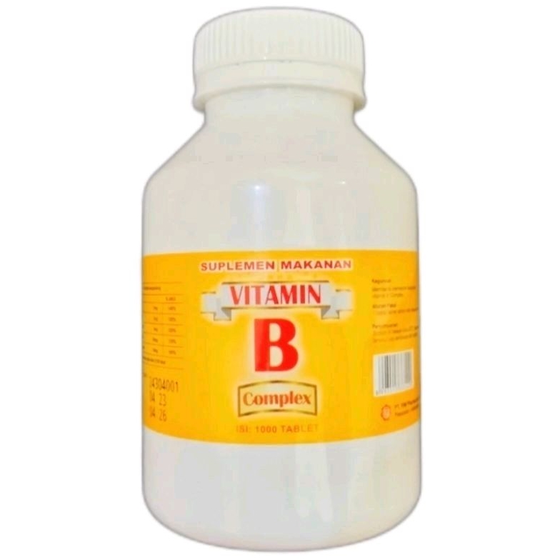 Jual VITAMIN B COMPLEX Tablet (1000's /Botol) - PIM | Shopee Indonesia