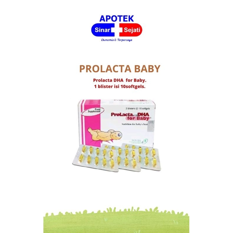 Jual Prolacta DHA for baby 1blister isi 10sofgels | Shopee Indonesia