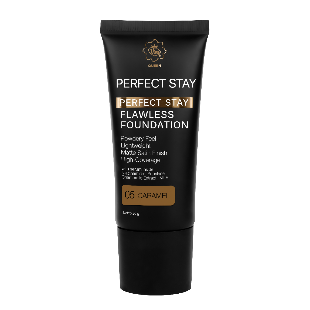 Jual Viva Queen Perfect Stay Flawless Foundation | Shopee Indonesia