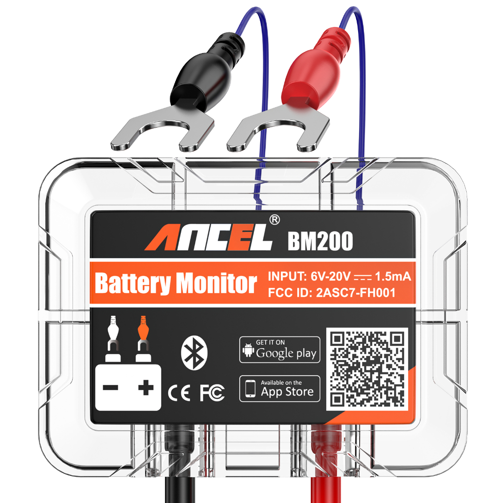 Jual ANCEL BM200 12V Car Battery Tester Bluetooth 4.2 Digital Car ...
