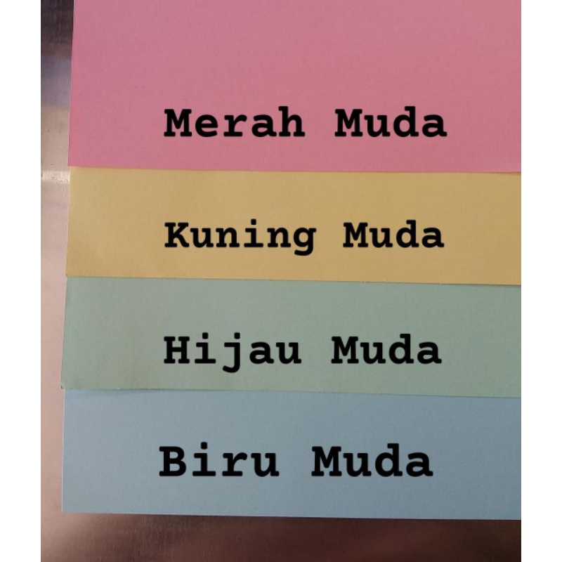 Jual Kertas BC Pindo / Kertas Manila / Kertas Brief Card / Kertas ...