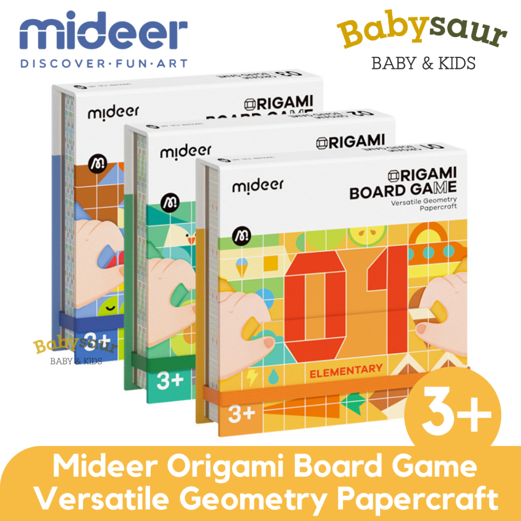 Jual Mideer Origami Board Game Versatile Geometry Papercraft Mainan ...