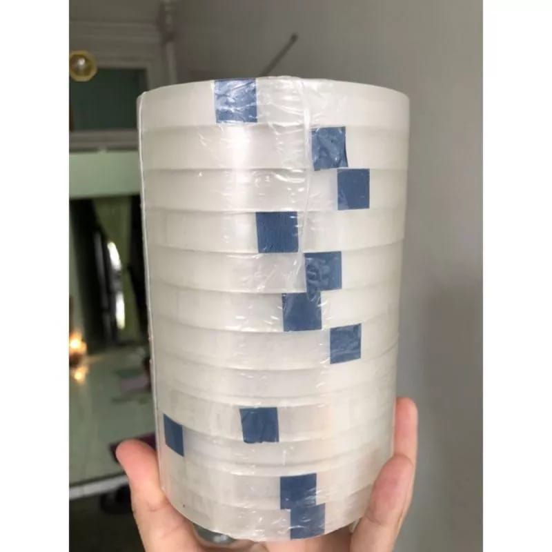 Jual ISOLASI BENING 1/2 INCH 12MM x 80 YARD ISOLASI CELLO ISOLASI NAIMA ...