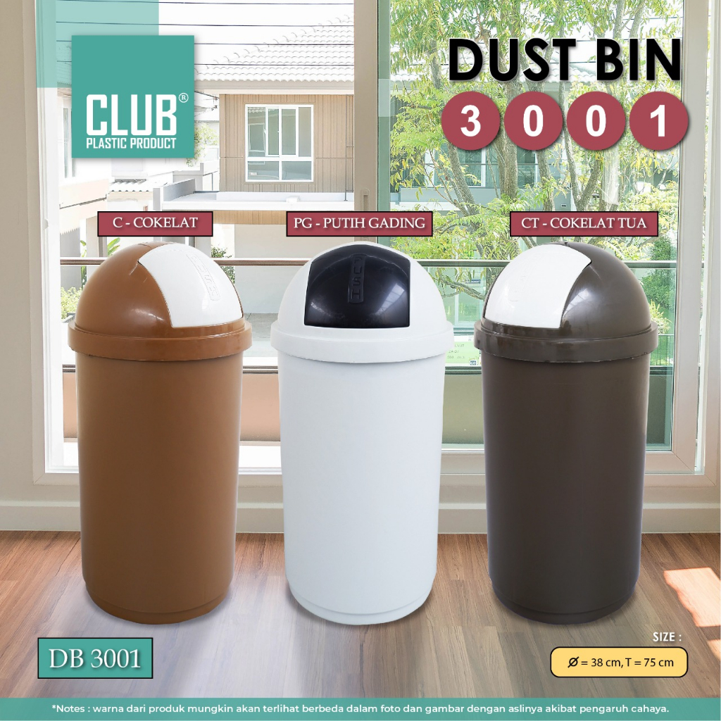 Jual Dustbin 50 Liter DB-3001 - Tong Sampah Plastik - Tempat Sampah ...
