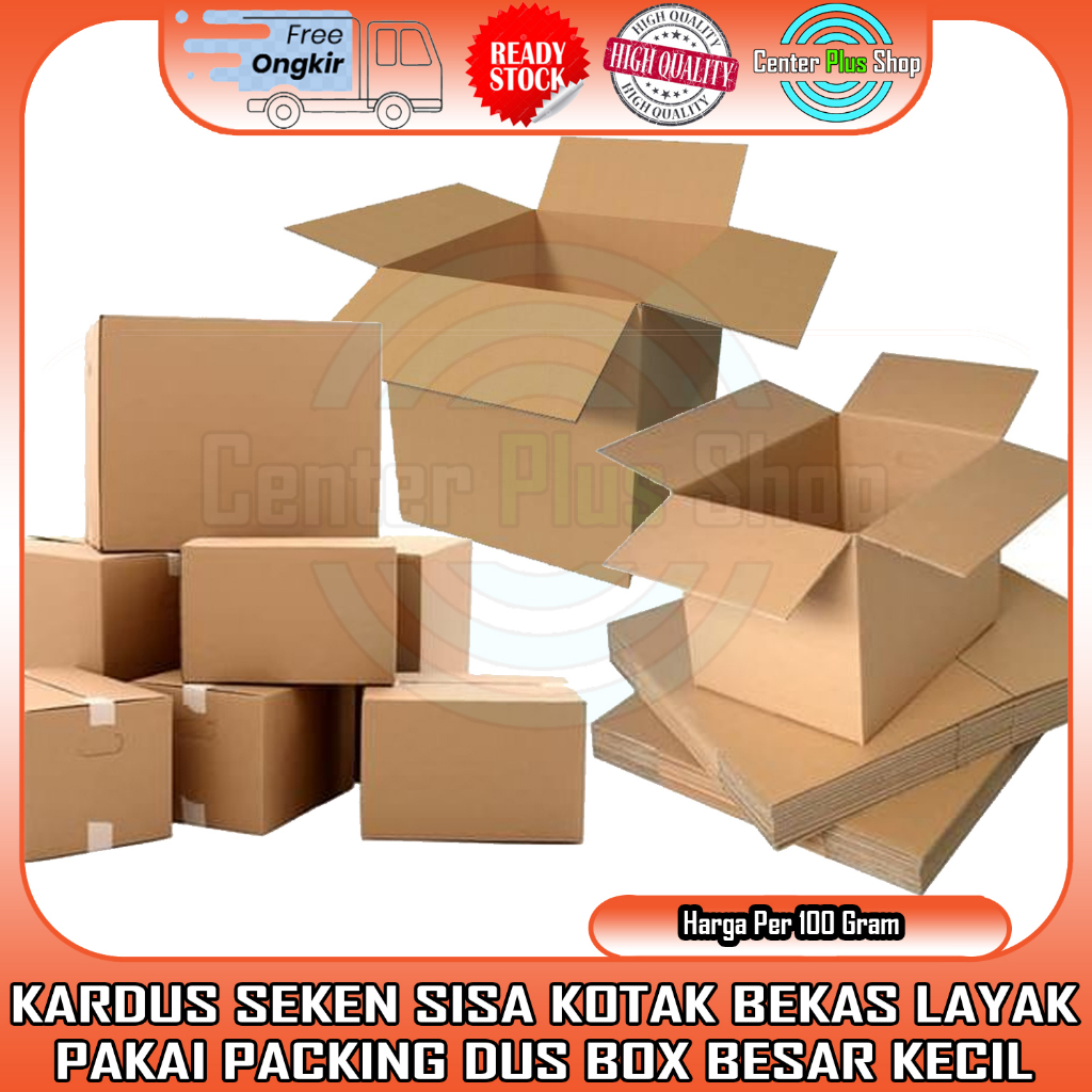 Jual Per 100 Gram Kardus Bekas Packing Pindahan Kotak Seken Sisa Dus ...
