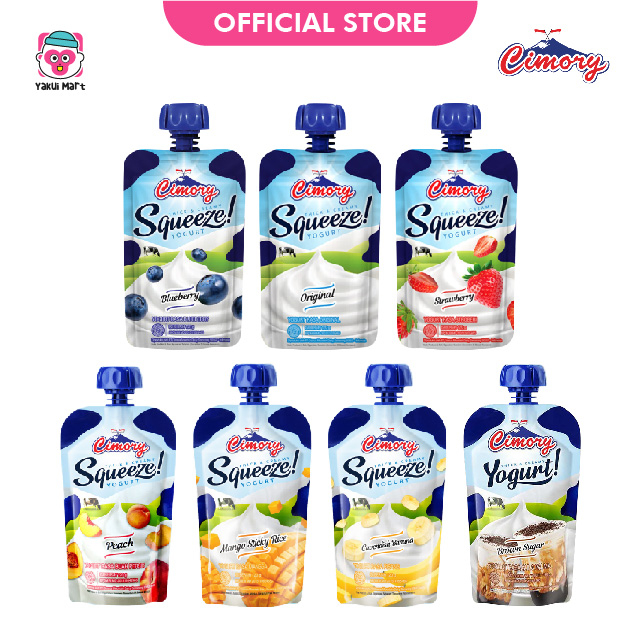 Jual ⭐YAKUI MART⭐ Cimory Squeeze Yogurt 120ml Minuman Yoghurt Rasa Buah ...