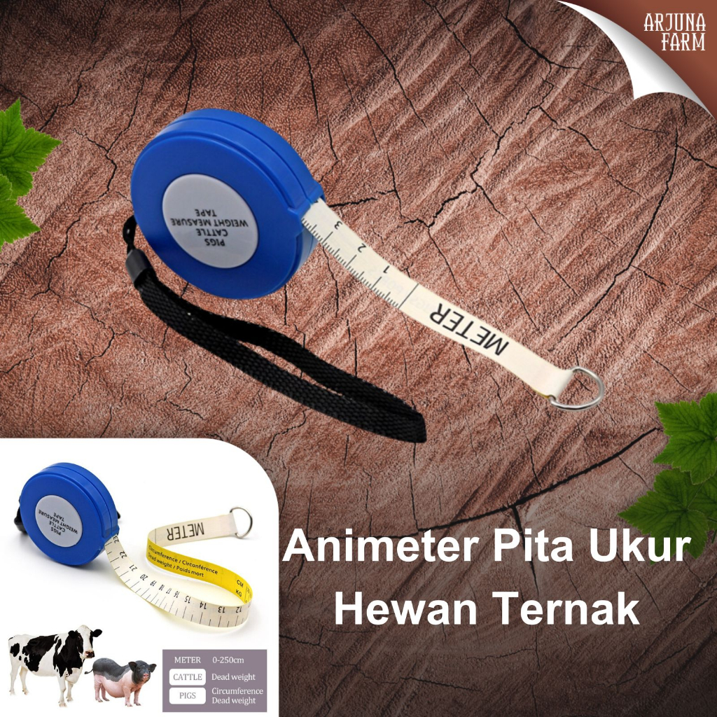 Jual Animeter Pita Ukur Hewan Ternak Alat Ukur Lingkar Dada Sapi Babi ...