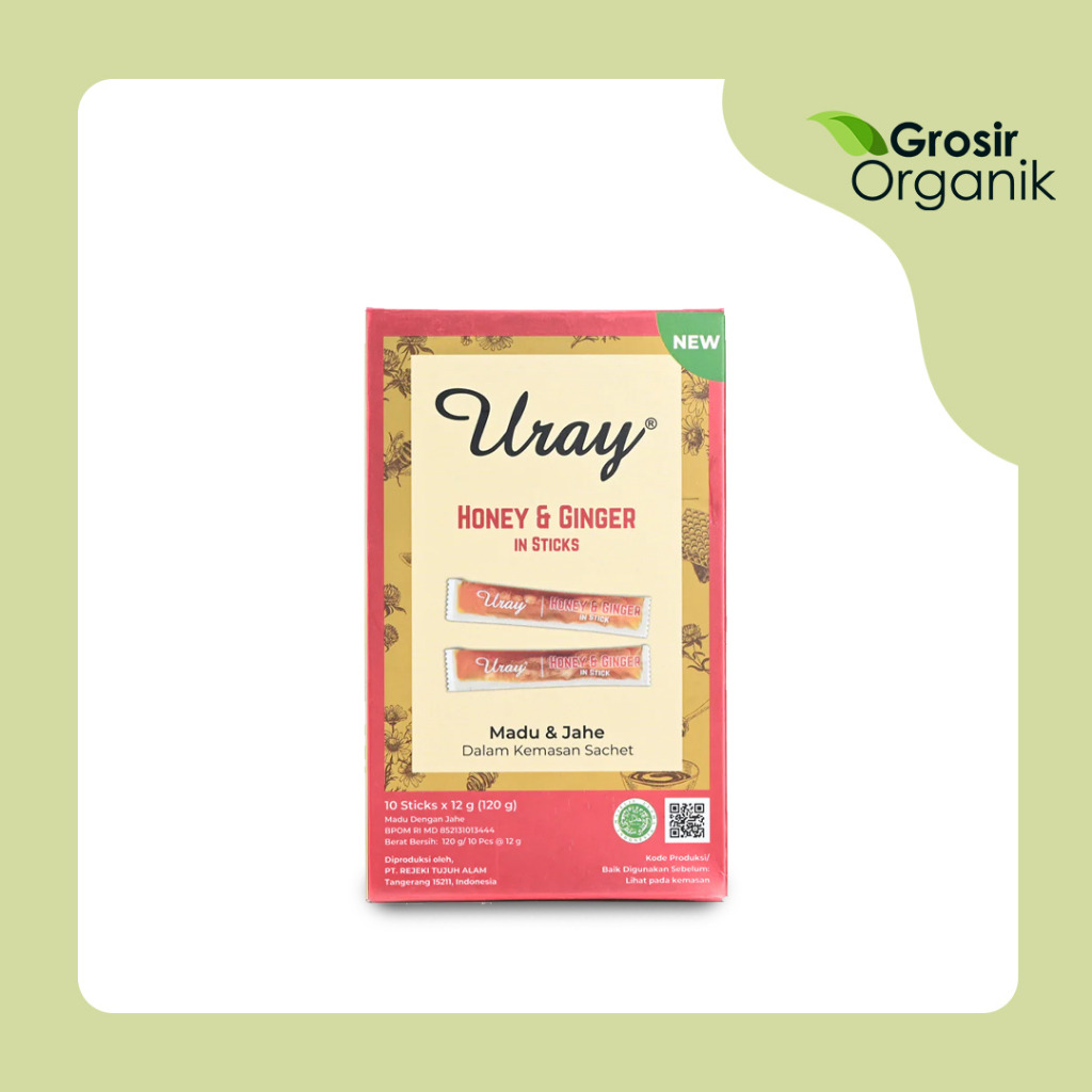 Jual URAY Honey & Ginger in Stick 120gr - Madu Stik Premium | Shopee ...