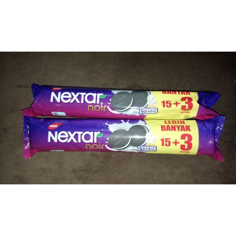 Jual Nextar Noir Biskuit Cookies And Cream 153keping 120gr24gr Shopee Indonesia