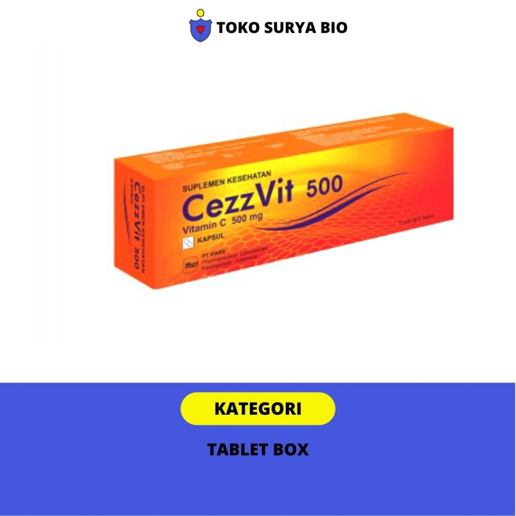 Jual CEZZVIT 500 VITAMIN C 500 MG IFARS | Shopee Indonesia