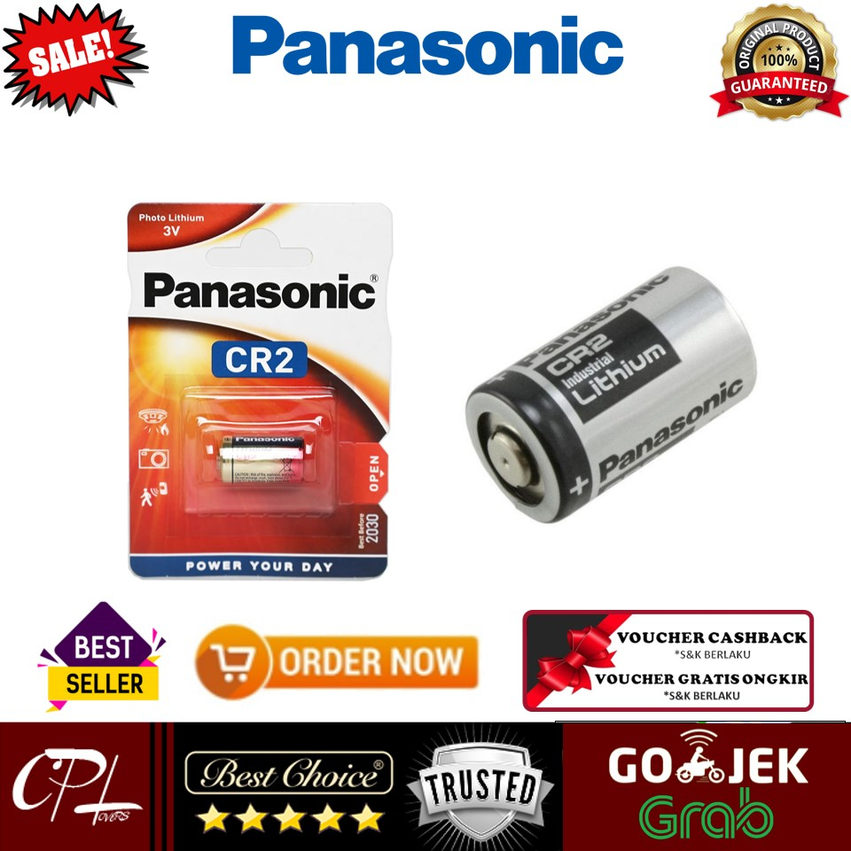 Jual Panasonic Battery Lithium CR2 CR-2 CR 2 for Instax 25S, 50S PHOTO ORI | Shopee Indonesia