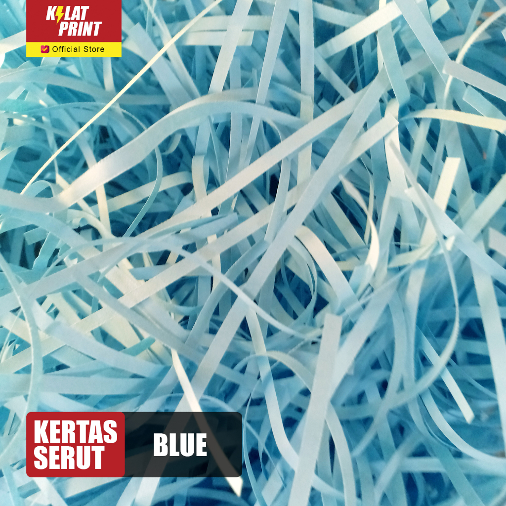 Jual Kertas Serut Cacah Paper Shredder Hampers Blue (Biru) | Shopee ...