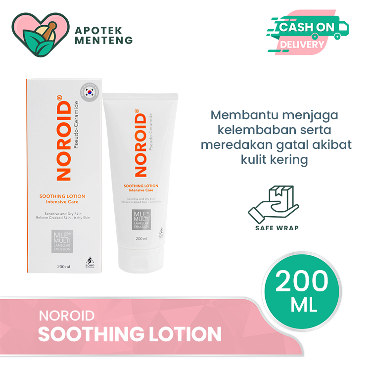 Jual Noroid Soothing Lotion 200 mL - Pelembab Kulit Kering dan Sensitif | Shopee Indonesia