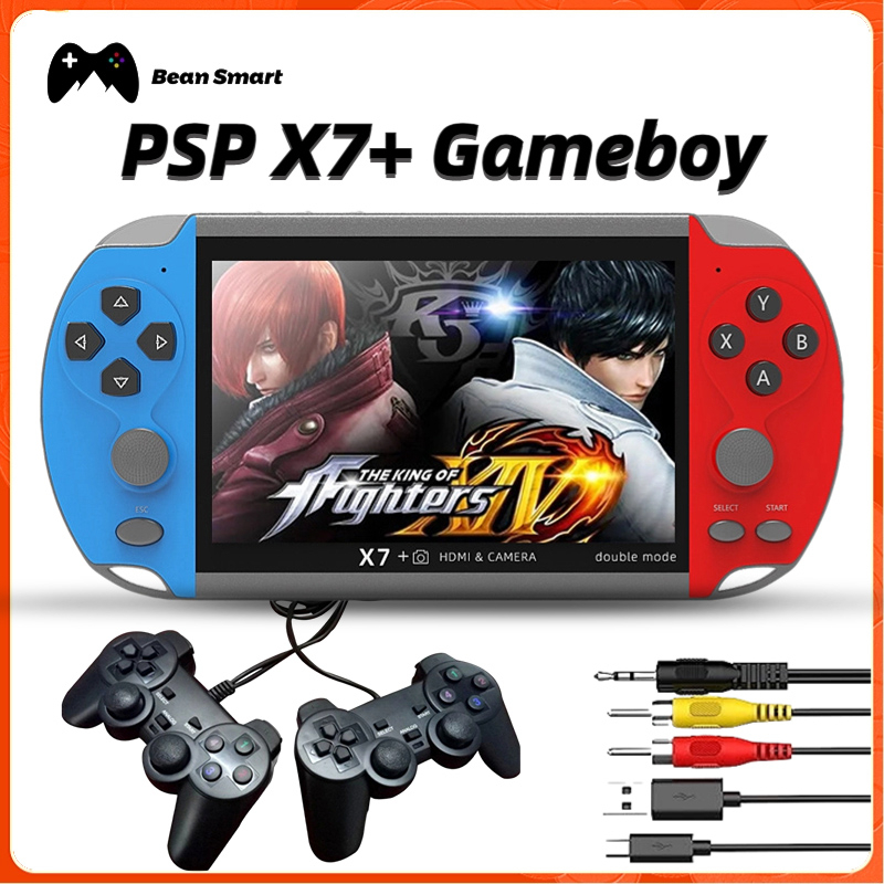Jual Bean Smart PSP X7+ Gameboy Handheld Game Console Player 4.3 Inch ...