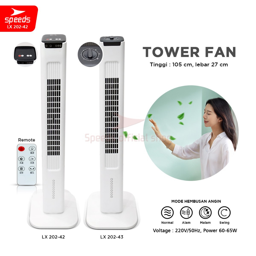 Jual SPEEDS Kipas Angin Portable Cooling Air Conditiener Standing Kipas ...