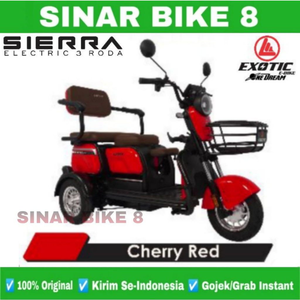 Jual Sepeda Listrik Electric Bike EXOTIC SIERRA Electric E Bike By ...