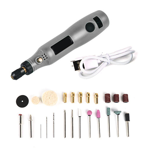Jual Bor Mini Grinder Poles Bor Listrik USB Isi Ulang | Shopee Indonesia