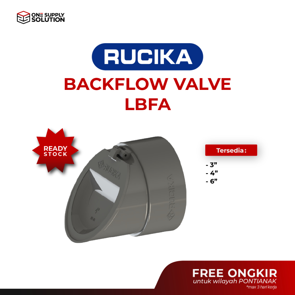 Jual Rucika Special Fitting - Backflow Valve LBFA | Shopee Indonesia